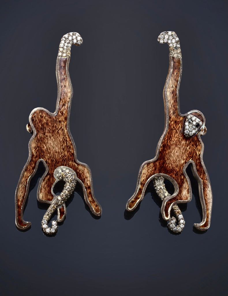 Monkey Earrings – Second Pétale